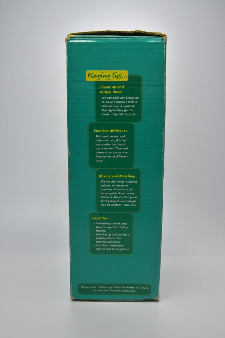 ELC alphabet blocks, Hobbies & Toys, Toys & Games on Carousell