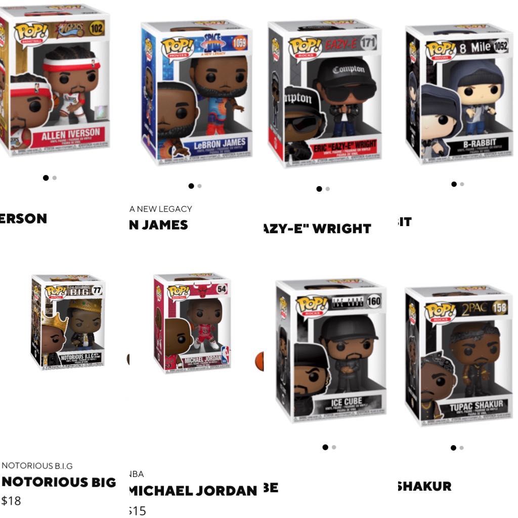 eminem,tupac,biggie,ice cube, jordan lebron iverson eazy e b-rabbit ...