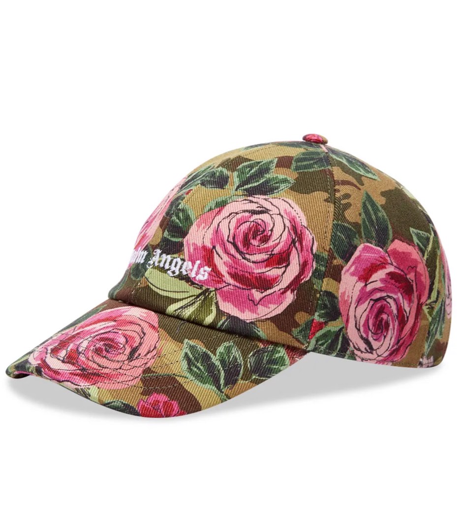 End. x Palm Angels Allover Rose Baseball Cap, Men's Fashion, Watches & Accessories, Caps & Hats ...