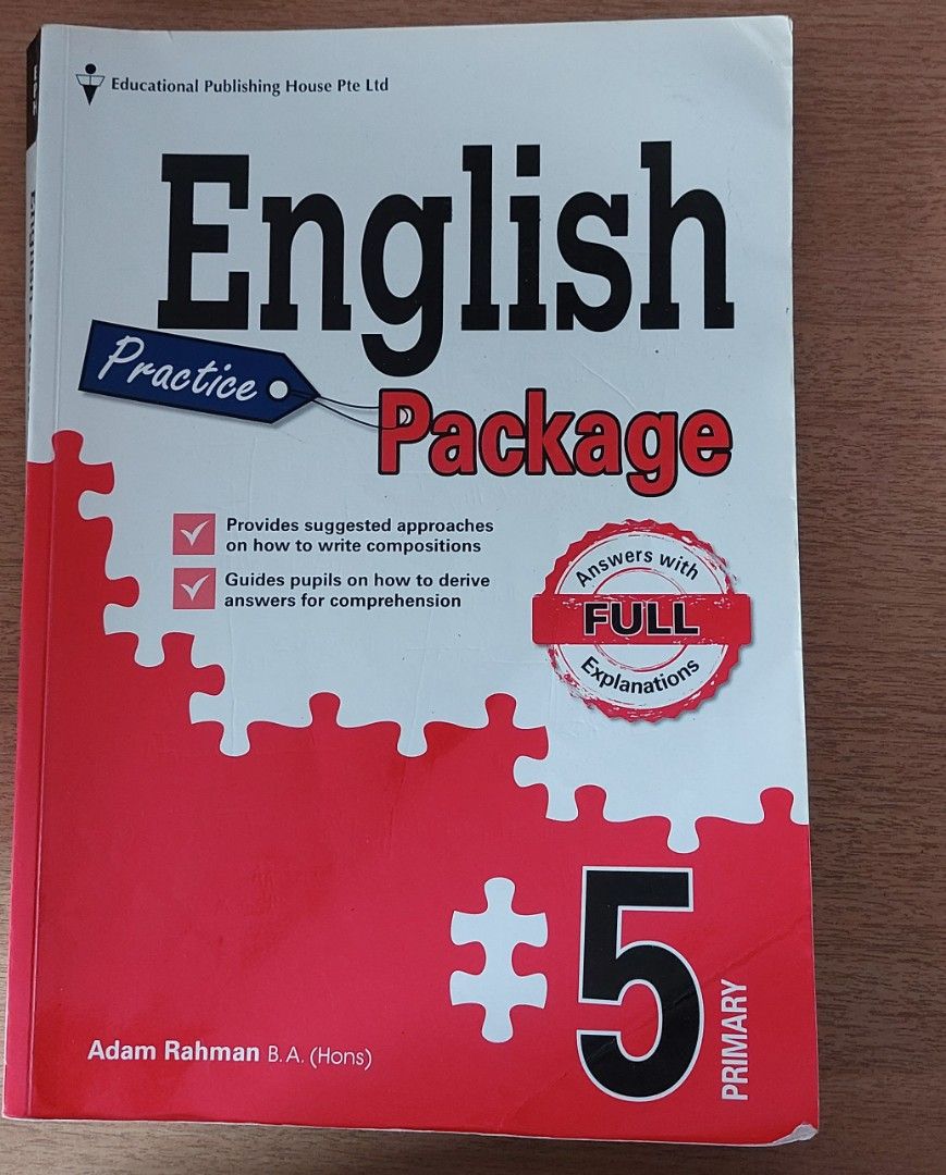 English practice paper package Primary 5, Hobbies & Toys, Books ...