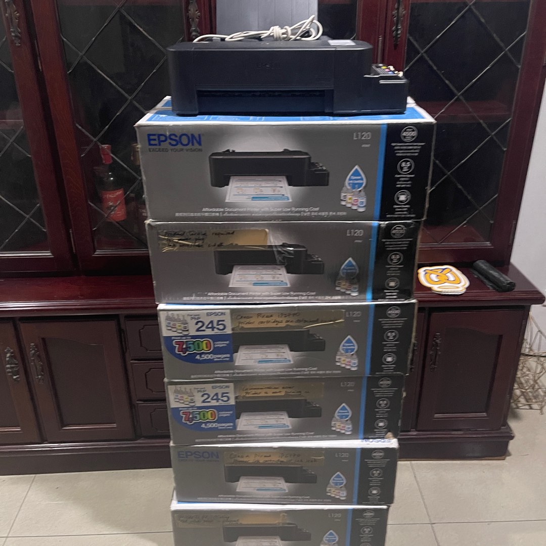 8pcs Epson L120 Printers Canon Pixma IP2770 Bundle, Computers & Tech ...