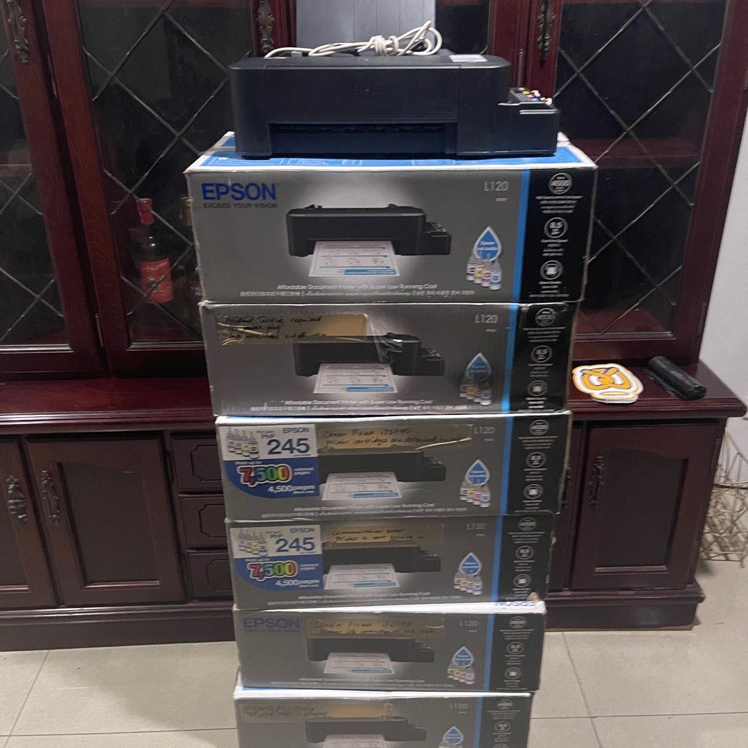 8pcs Epson L120 Printers Canon Pixma IP2770 Bundle, Computers & Tech ...