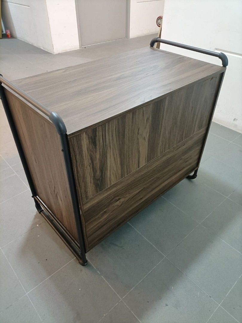 ETHAN INDUSTRI Series Chest of Drawers, Furniture & Home Living, Furniture, Shelves, Cabinets ...