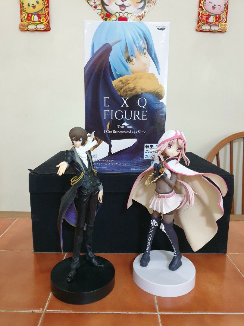 EXQ Banpresto Figures - Slime, Re:Zero, Magi Madoka, Code Geass, Fate Grand Order Heavens Feel ...