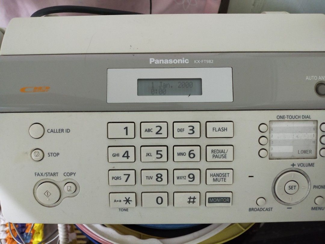 Fax Machine - PANASONIC KX - FT982, TV & Home Appliances, Other Home ...
