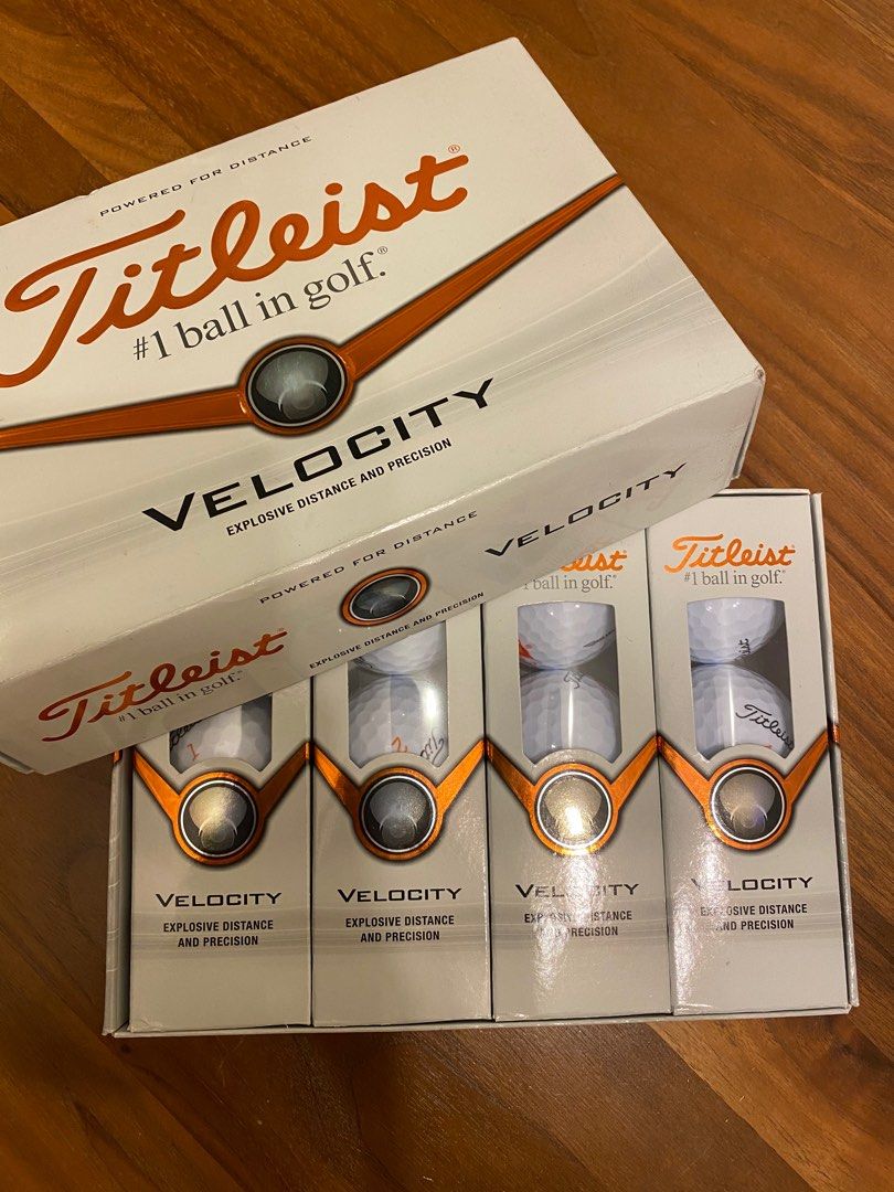Fitleist Velocity Golf Ball, 運動產品, 運動與體育, 運動與體育 - Golf - Carousell