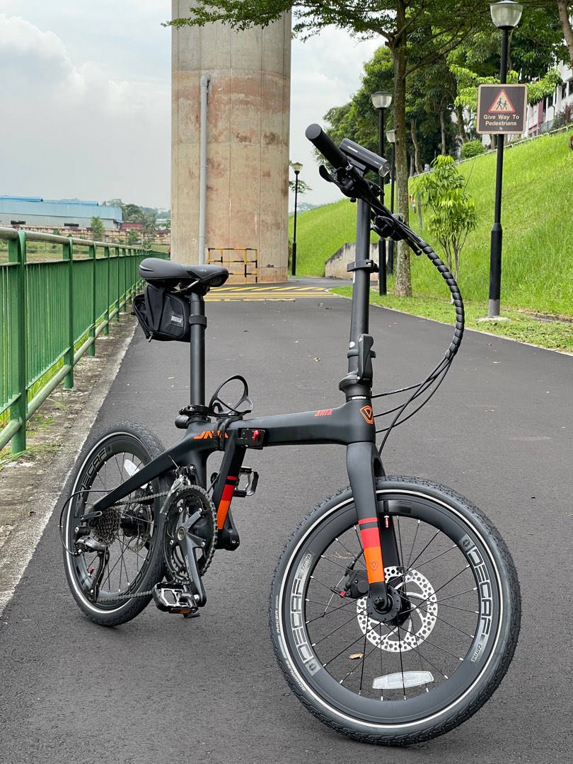 Java Aria 18 speed carbon fiber folding bike, Sports Equipment, Bicycles & Parts, Bicycles on ...