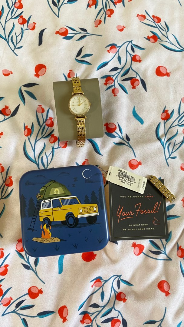 Fossil Tillie Mini Three hand gold tone stainless watch, Women's ...