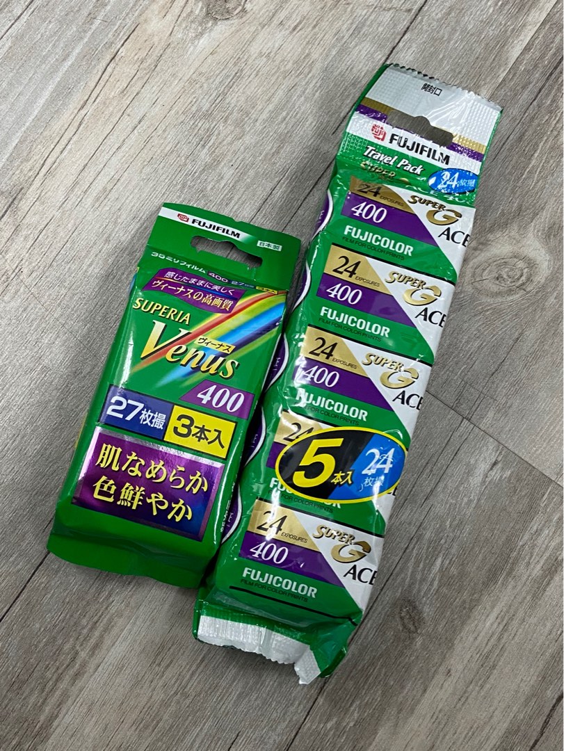 Fujifilm Venus 400 SUPER G ACE 100 過期收藏菲林 過期菲林 富士, 興趣及遊戲, 收藏品及紀念品, 古董收藏 ...
