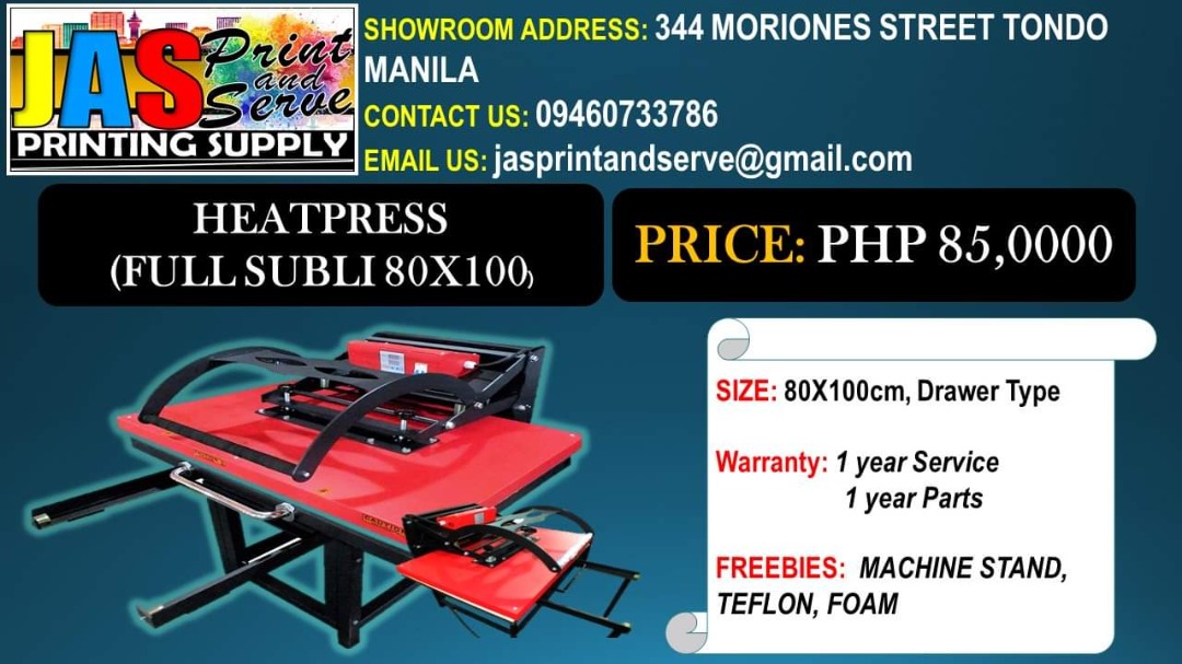 FULL SUBLIMATION HEAT PRESS, Computers & Tech, Printers, Scanners ...