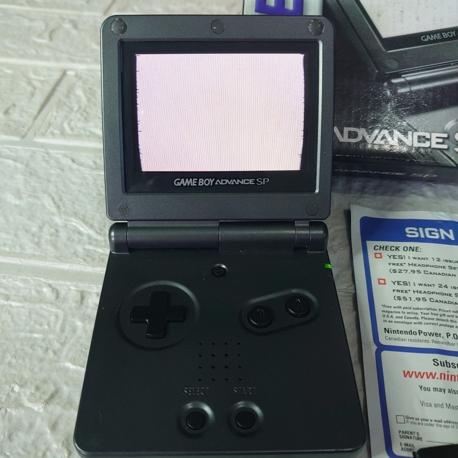 Game Boy Advance SP AGS-101 Graphite Original (BACA DESKRIPSI DULU YA ...