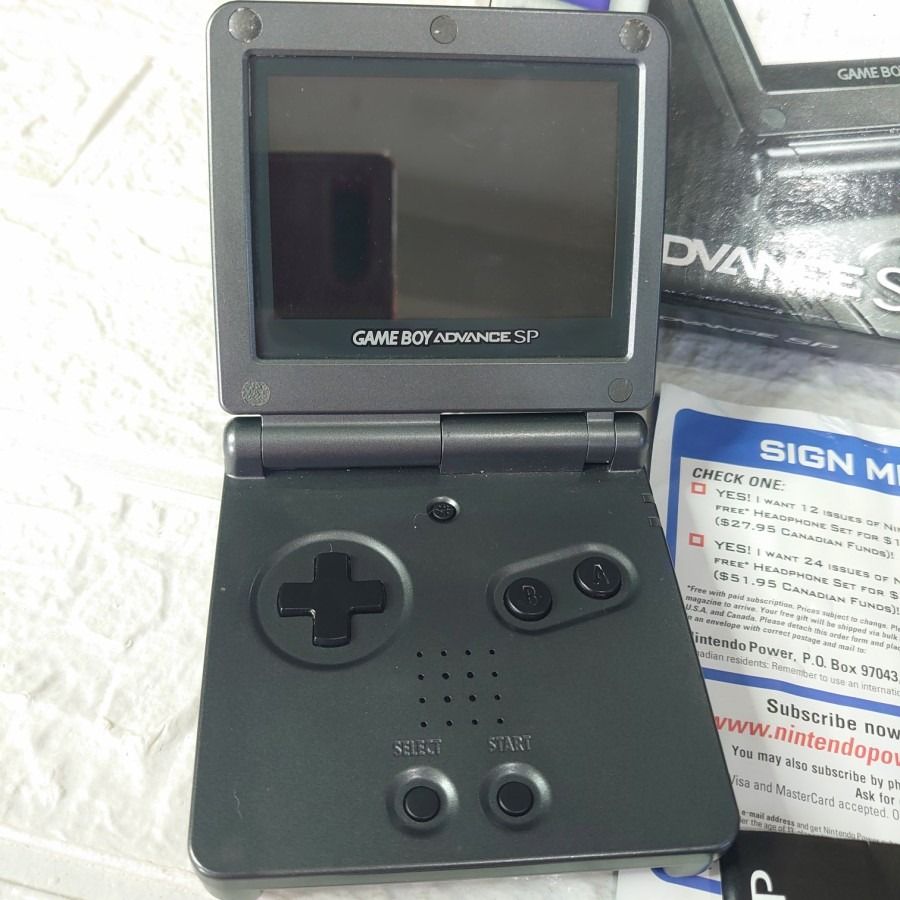 Game Boy Advance SP AGS-101 Graphite Original (BACA DESKRIPSI DULU YA), Video Game, Konsol di ...