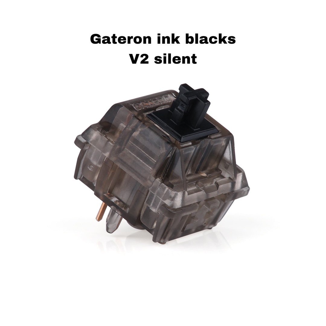GATERON INK BLACKS V2 SILENT LINEAR KEYBOARD SWITCHES, Computers & Tech ...