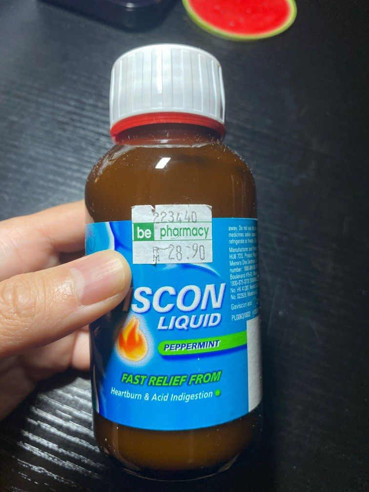 Gaviscon Liquid Peppermint, Health & Nutrition, Health Supplements ...