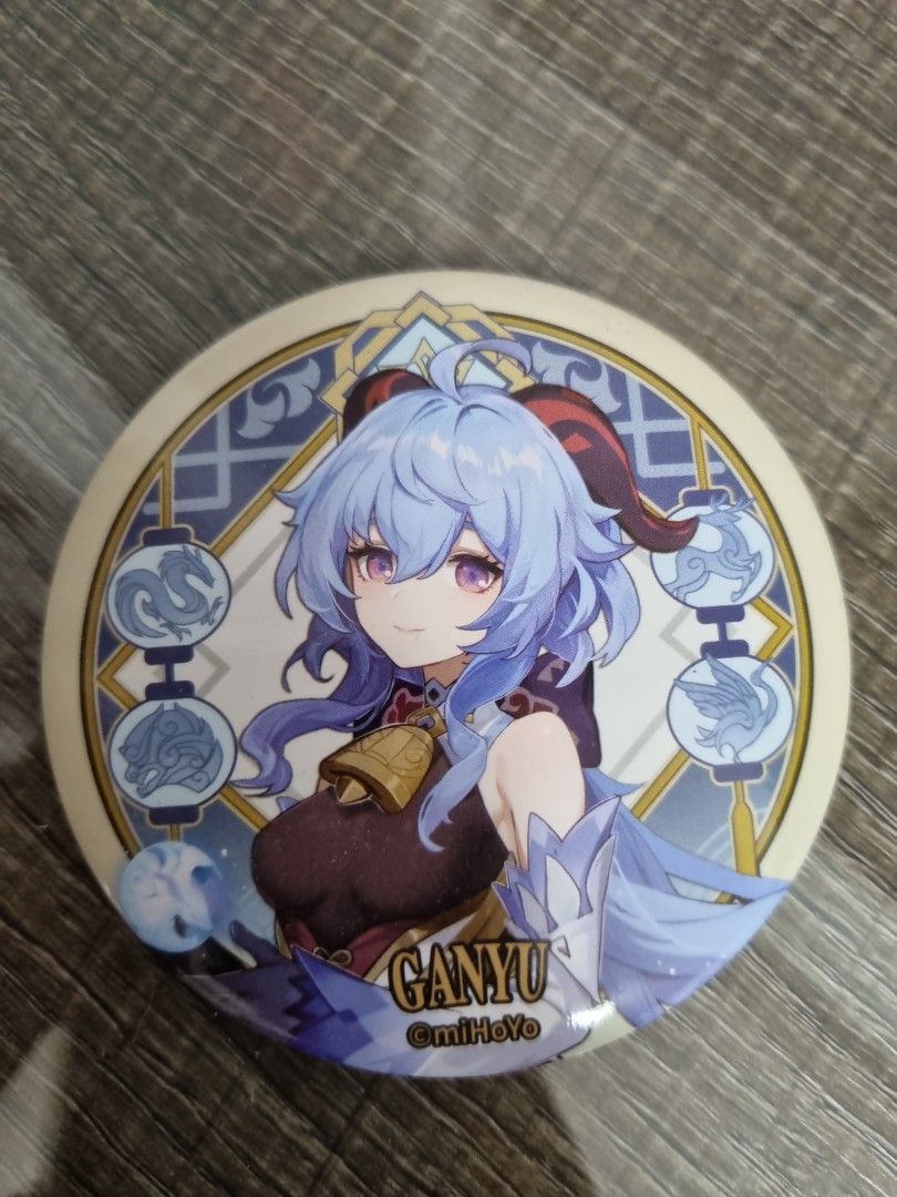 Genshin impact ganyu badge, Hobbies & Toys, Memorabilia & Collectibles, Fan Merchandise on Carousell
