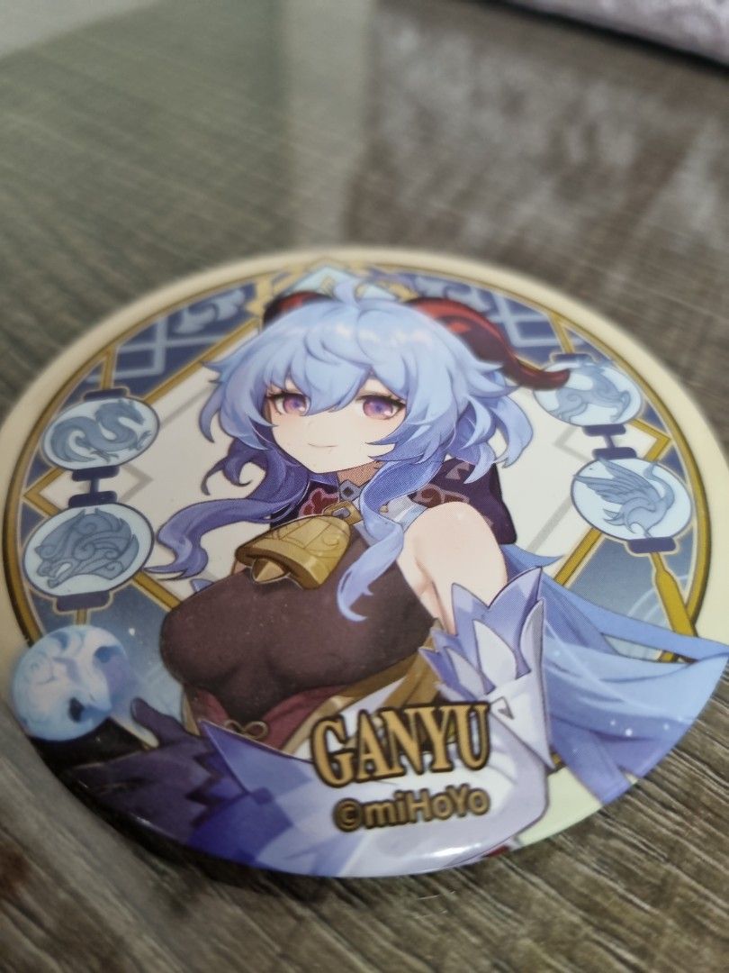 Genshin impact ganyu badge, Hobbies & Toys, Memorabilia & Collectibles, Fan Merchandise on Carousell