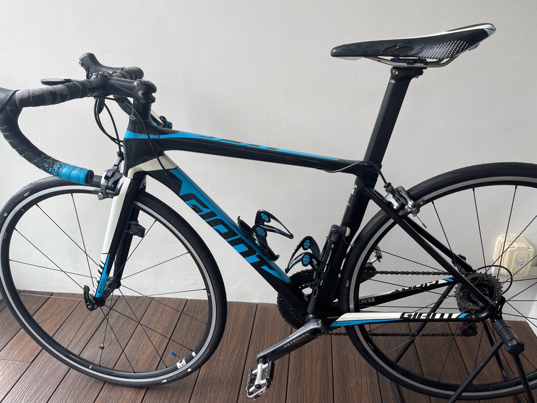 Giant Road Bike TCR SLR 1 Black S, Sports Equipment, Bicycles & Parts, Bicycles on Carousell
