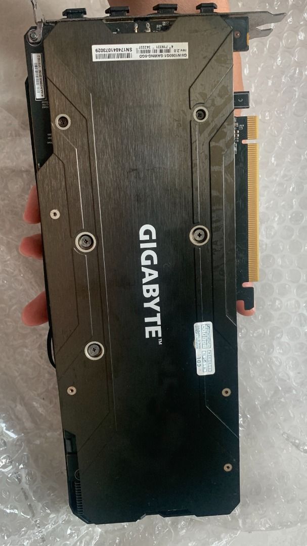 Gigabyte 1060 G1 Gaming 6G (rev 2.0) (model no: GV N1060G1), Computers ...