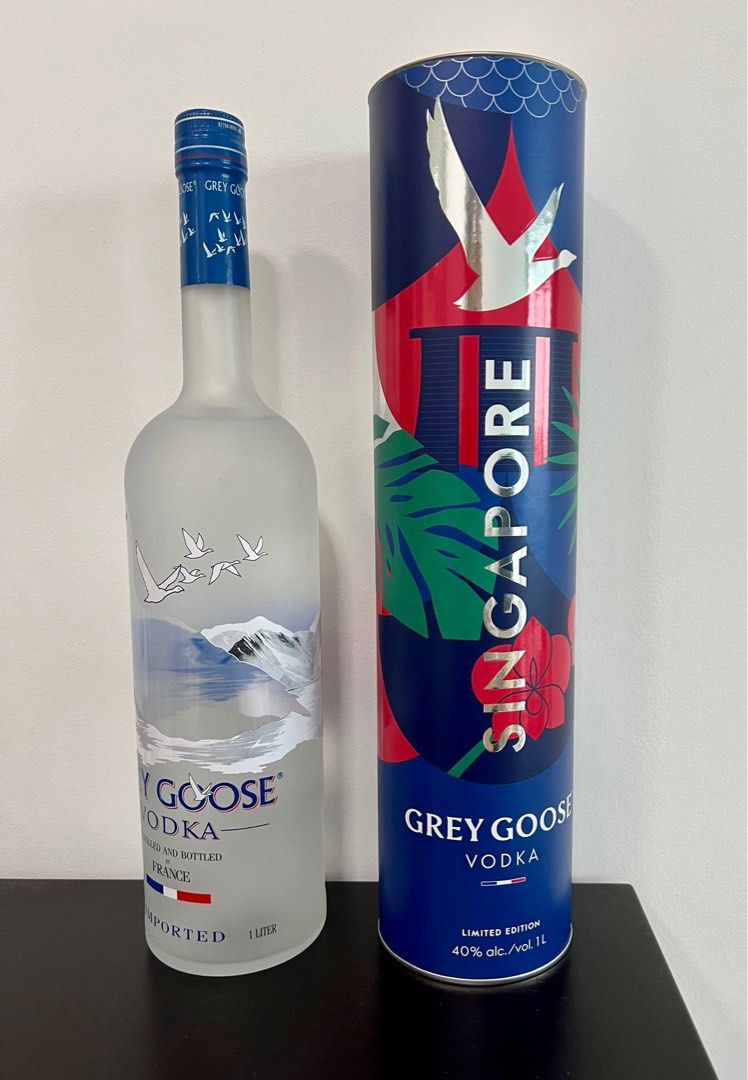Grey Goose Vodka 1L, Food & Drinks, Alcoholic Beverages on Carousell