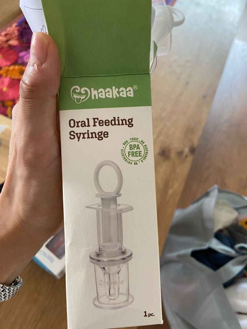 Haakaa oral feeding syringe, Babies & Kids, Nursing & Feeding ...