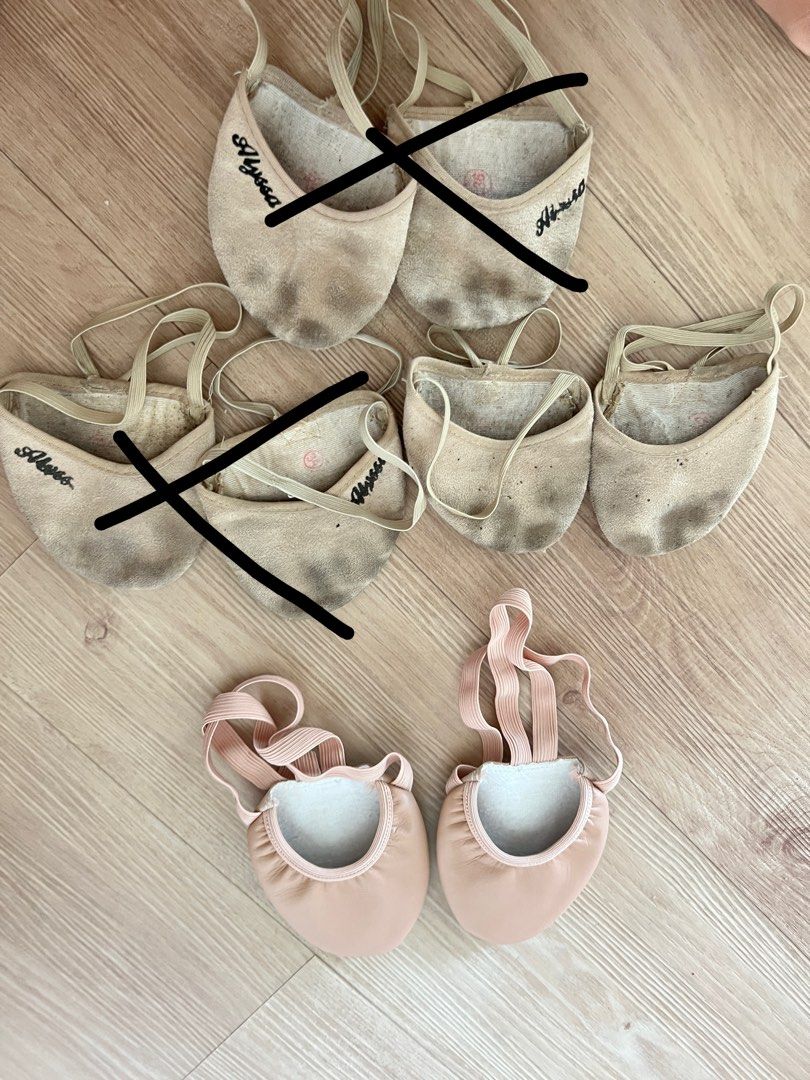 Half toe shoe for rhythmic gymnastics, Babies & Kids, Babies & Kids ...