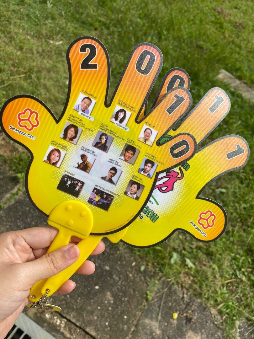 Hand Clapper / Party Hand Clapper / Free Fan / Noise Stick/ Tattoos for ...