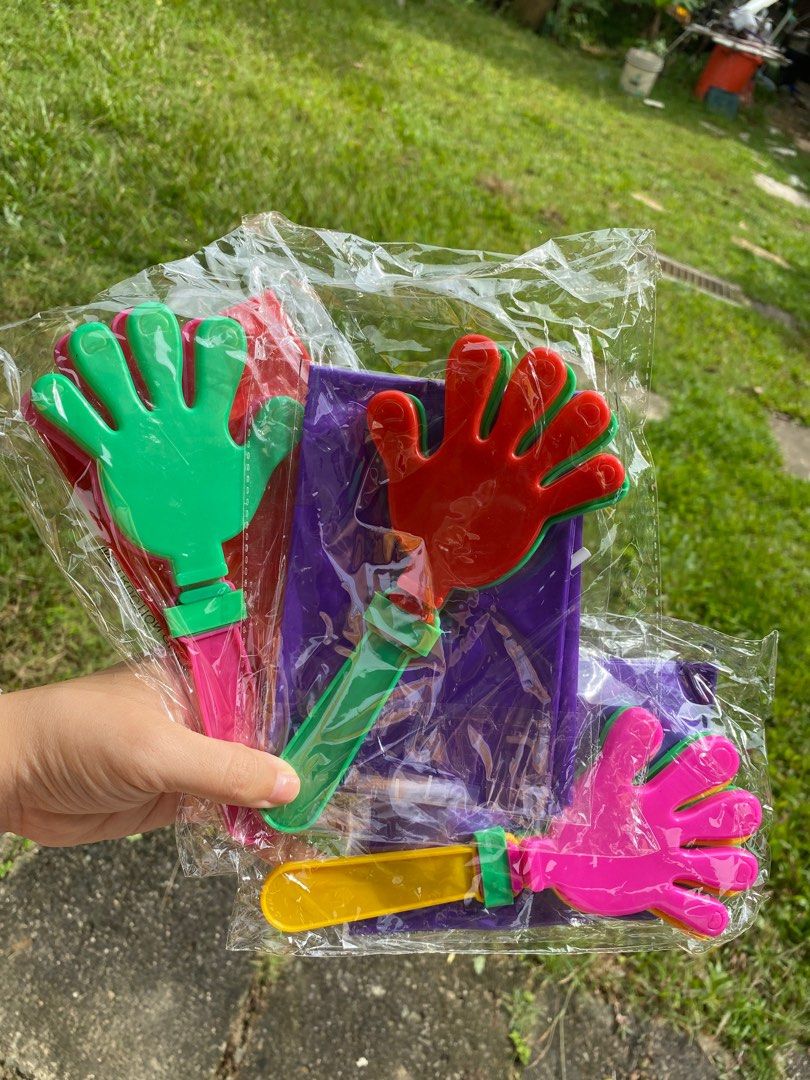Hand Clapper / Party Hand Clapper / Free Fan / Noise Stick/ Tattoos for ...