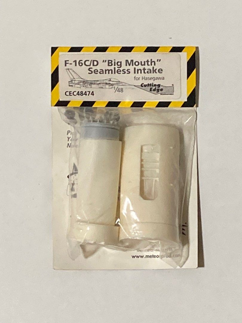 Hasegawa F-16C/D Resin Big Mouth Air Intake, Hobbies & Toys, Toys ...