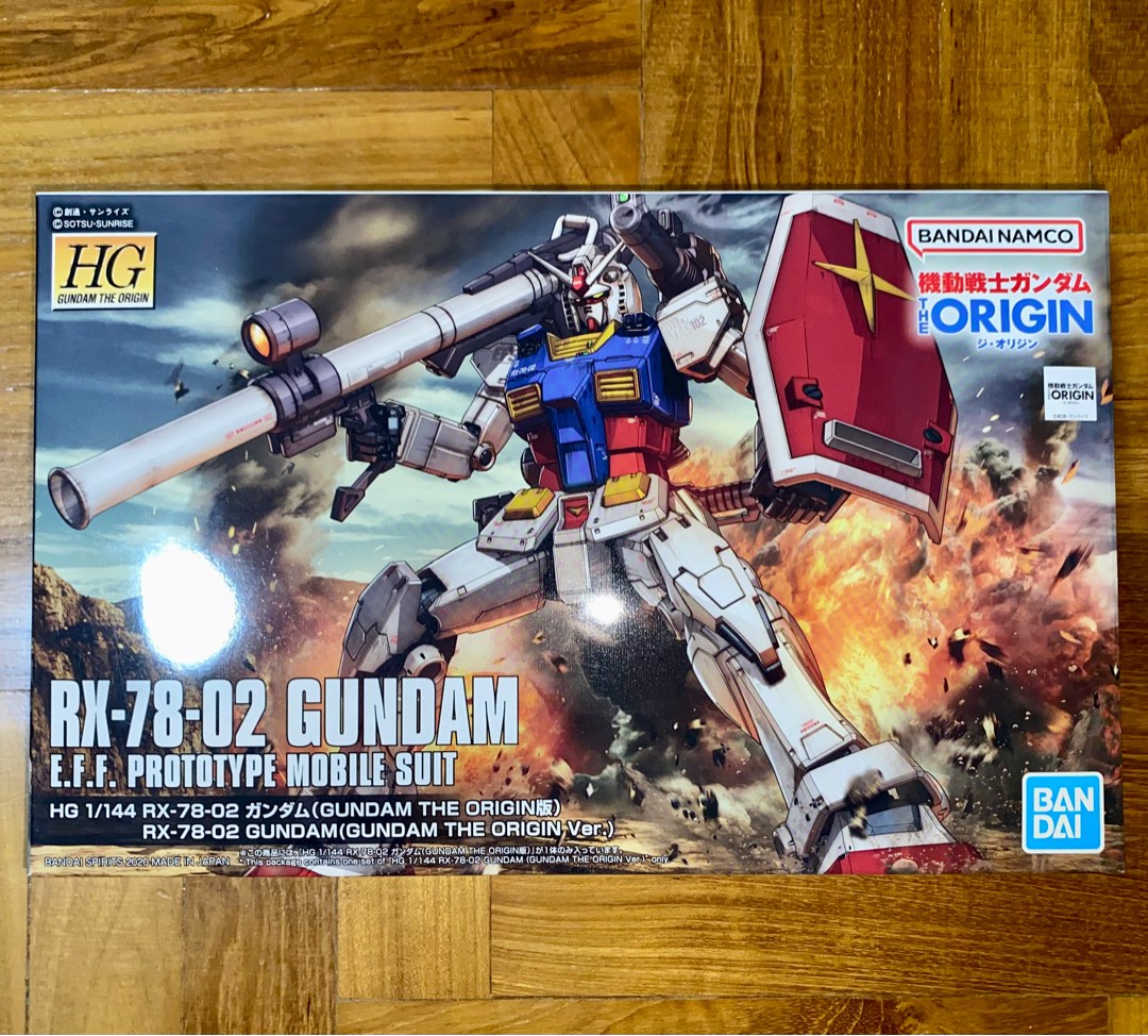 HG RX-78-2 Gundam The Origin Ver. GTO Gunpla, Hobbies & Toys, Toys & Games on Carousell