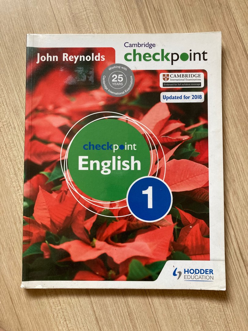 Hodder Education Cambridge Checkpoint English Book 1, Hobbies & Toys ...