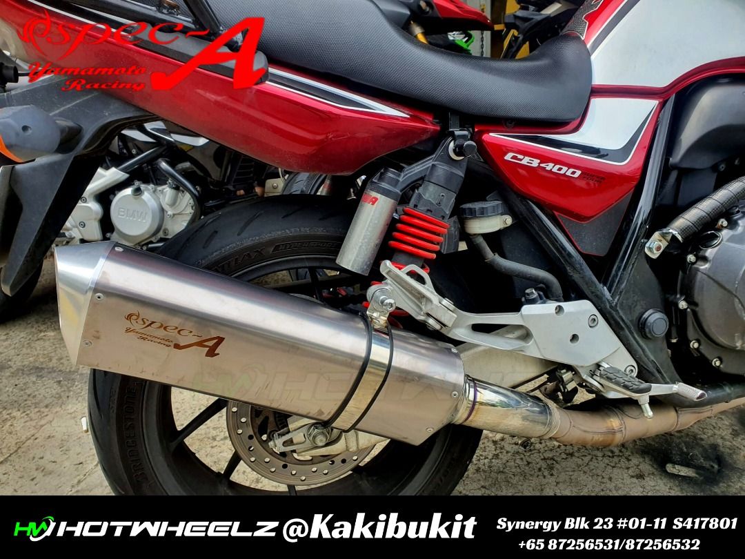 HONDA CB400 SF REVO-YAMAMOTO EXHAUST, Motorcycles, Motorcycle Accessories on Carousell