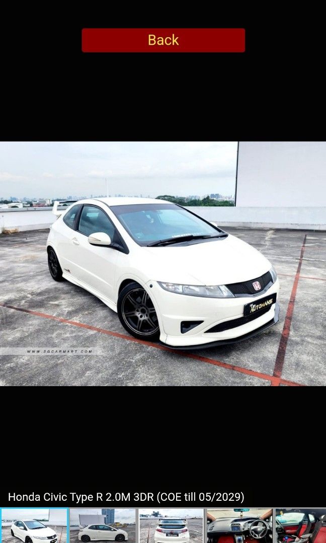 Honda Civic Type-R 2.0 3dr Manual, Cars, Used Cars on Carousell