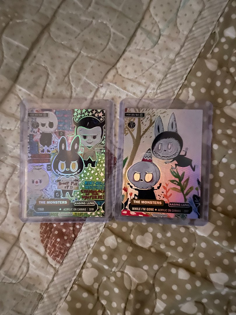 How2work Labubu collectable trading cards, 興趣及遊戲, 收藏品及紀念品, 古董收藏 - Carousell