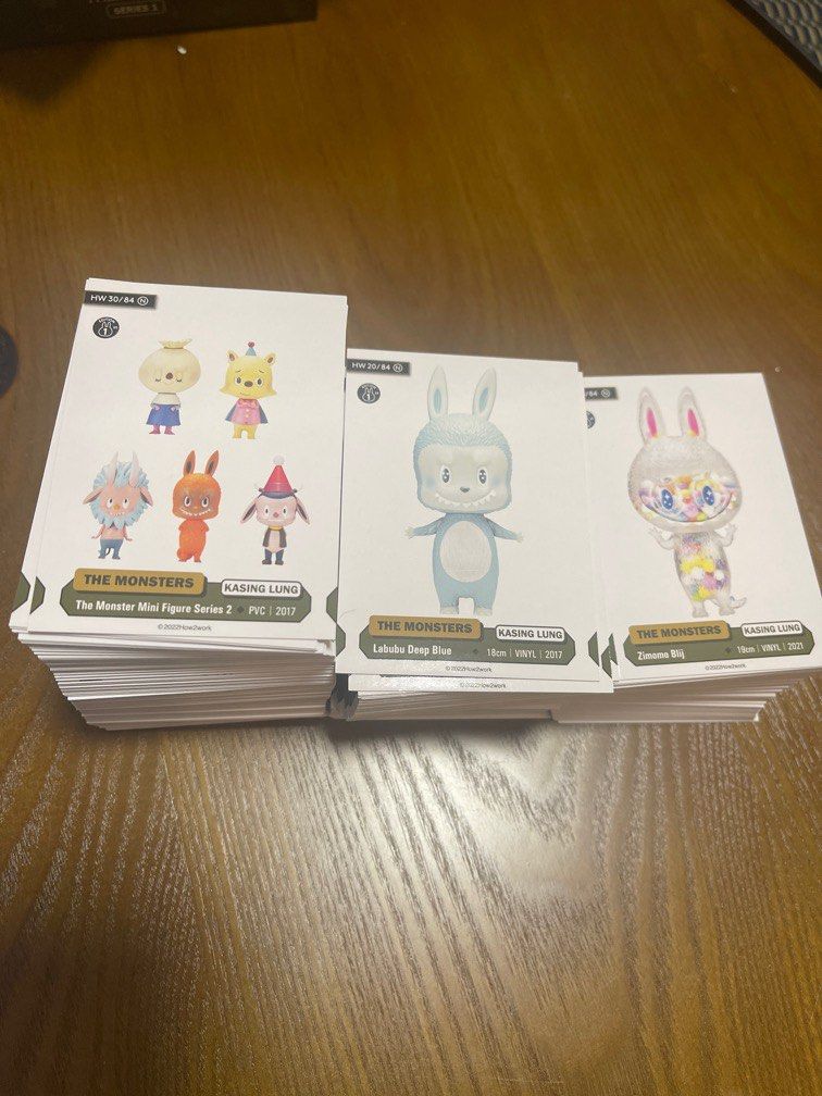 全清可議 How2work labubu kasinglung n卡 散卡 full set R卡 SR卡, 興趣及遊戲, 玩具 & 遊戲類 ...
