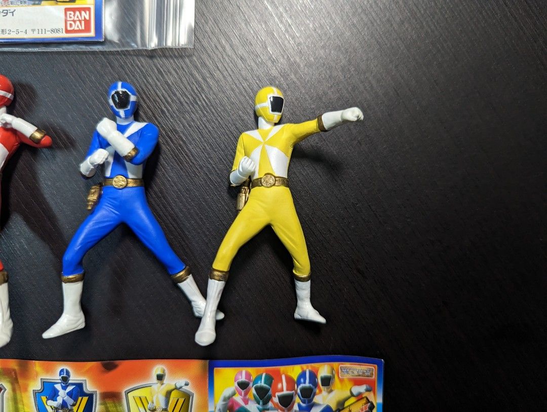 BANDAI GASHAPON HG Super Sentai Kyukyu Sentai GoGoFive Complete Set NEW ...