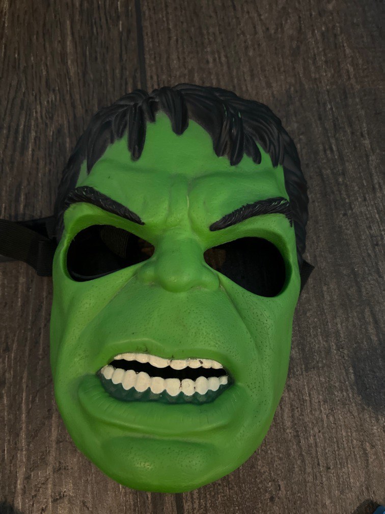 Hulk mask (big), Hobbies & Toys, Toys & Games on Carousell