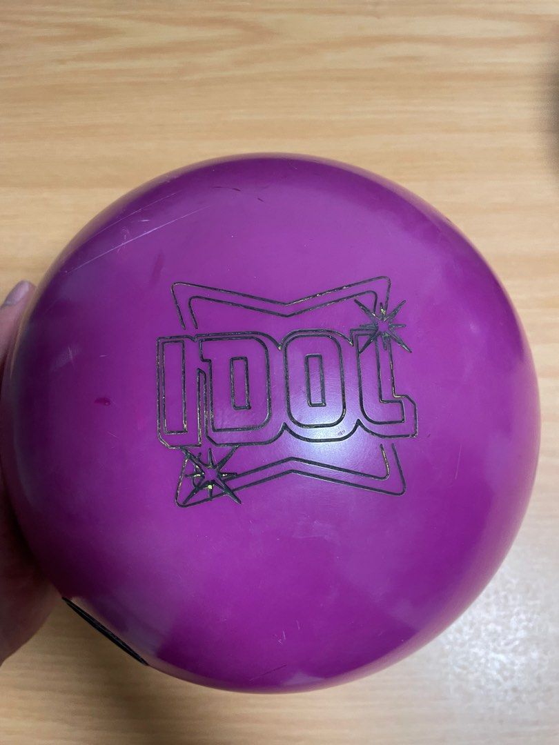 Idol bowling ball 15 lbs, Sports Equipment, Sports & Games, Billiards ...