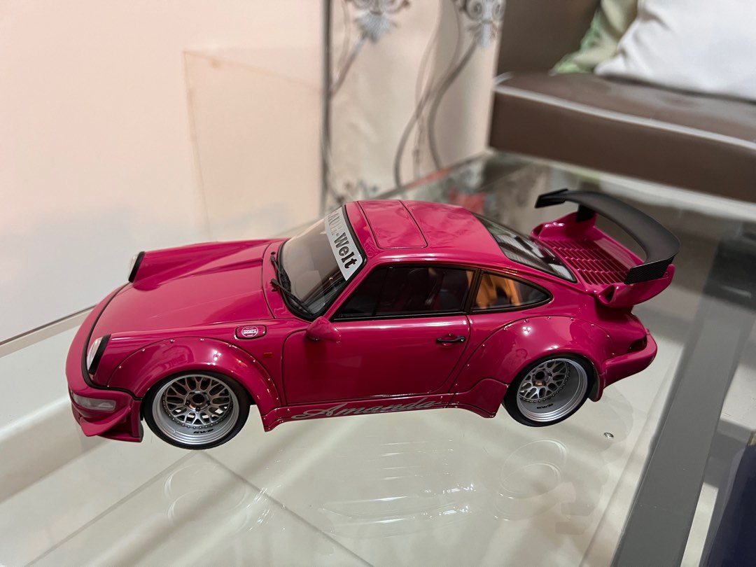 IG Model 1/18 RWB Porsche 911 964 Amanda Pink Ignition Rauh Welt IG2459 ...