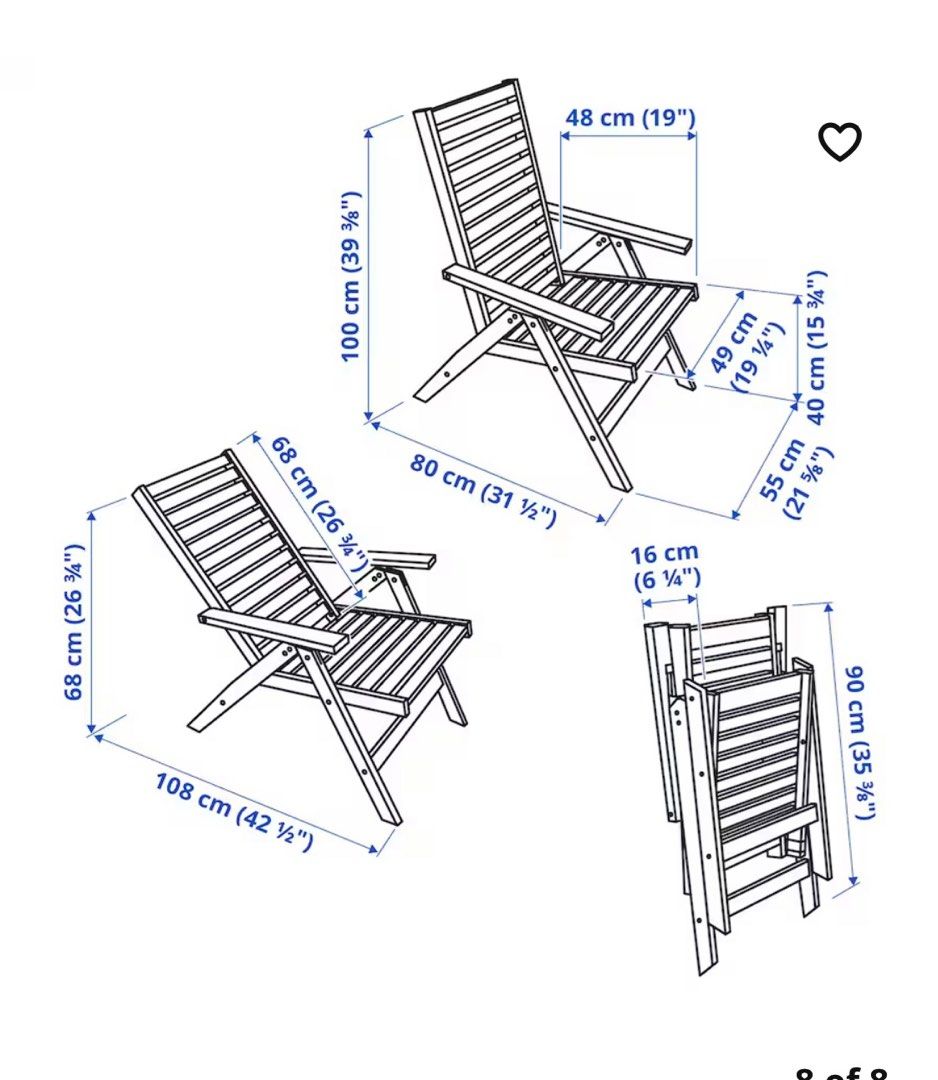IKEA Applaro Reclining Chair , Foldable, Brown Stained, Furniture ... IKEA Applaro Reclining Chair , Foldable, Brown Stained, Furniture ...