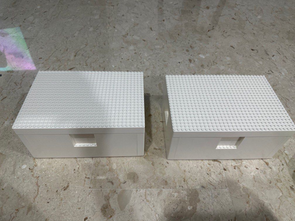 Ikea Bygglek Lego Box with lid, Furniture & Home Living, Home ...