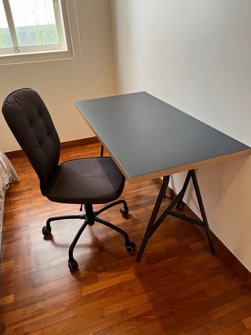 IKEA writing desk, Furniture & Home Living, Furniture, Tables & Sets on ...