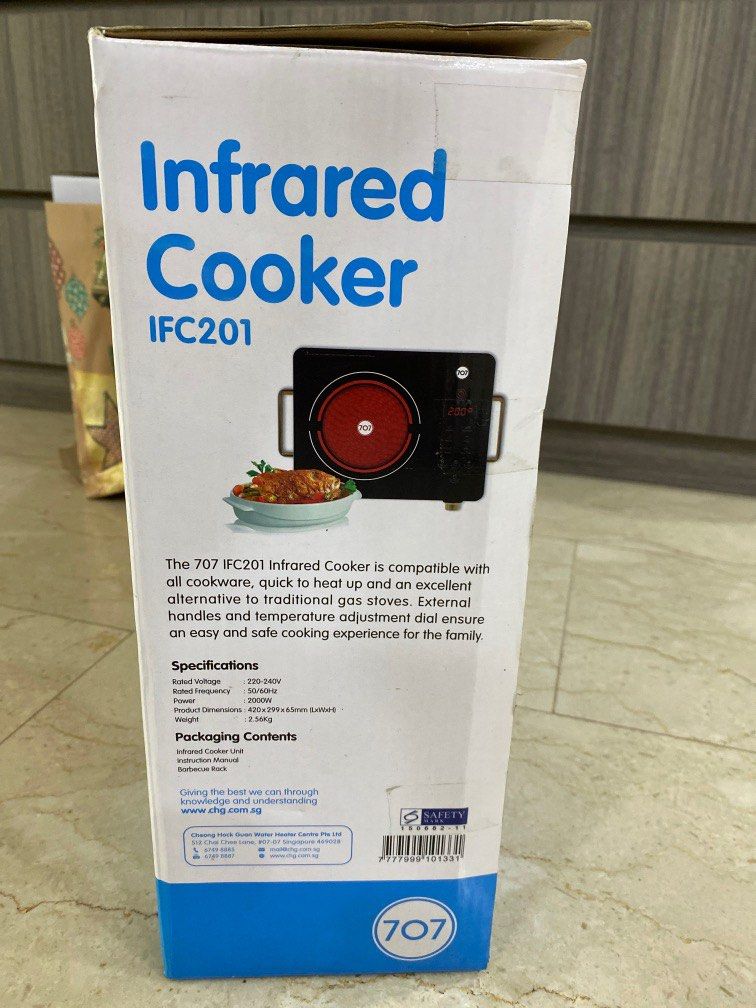 Infrared cooker IFC201 707, TV & Home Appliances, Kitchen Appliances ...