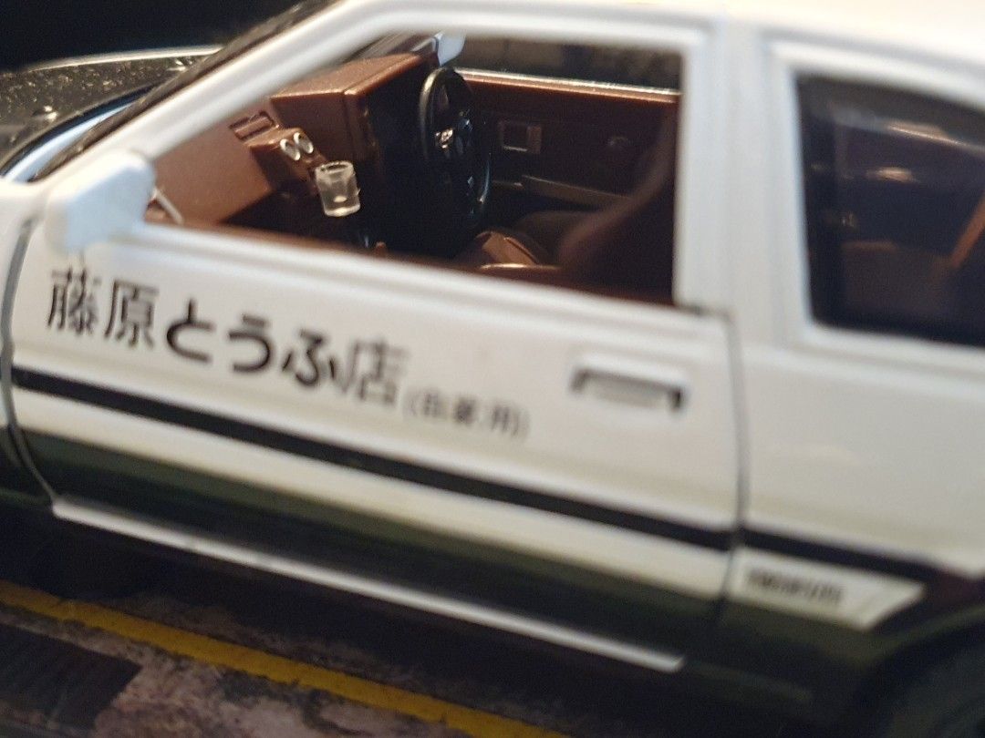 Initial D Toyota AE86 replica 1:28 diecast, Hobbies & Toys, Toys ...