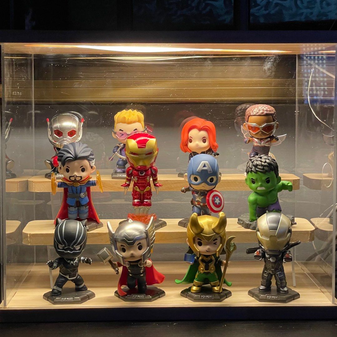 Marvel Avengers Full Set Sealed POP MART blind box iron man / captain ...