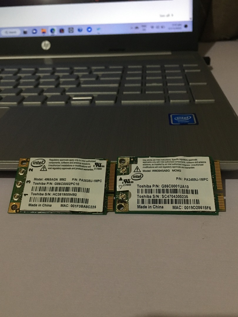 Intel Mini PCIE Laptop Wifi Card, Computers & Tech, Parts & Accessories ...