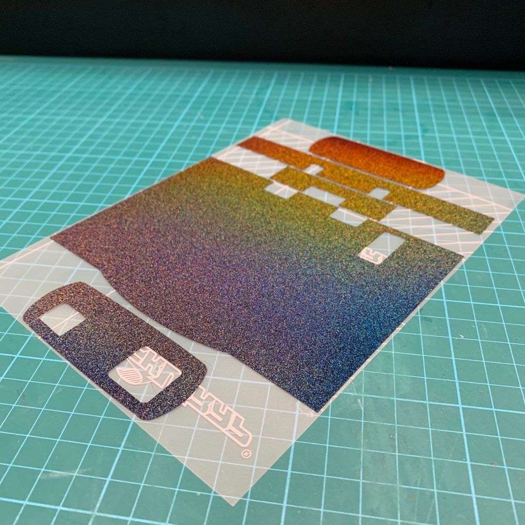 IU Unit Decal Wrap : Teckwrap Holographic Rainbow Dark, Motorcycles ...