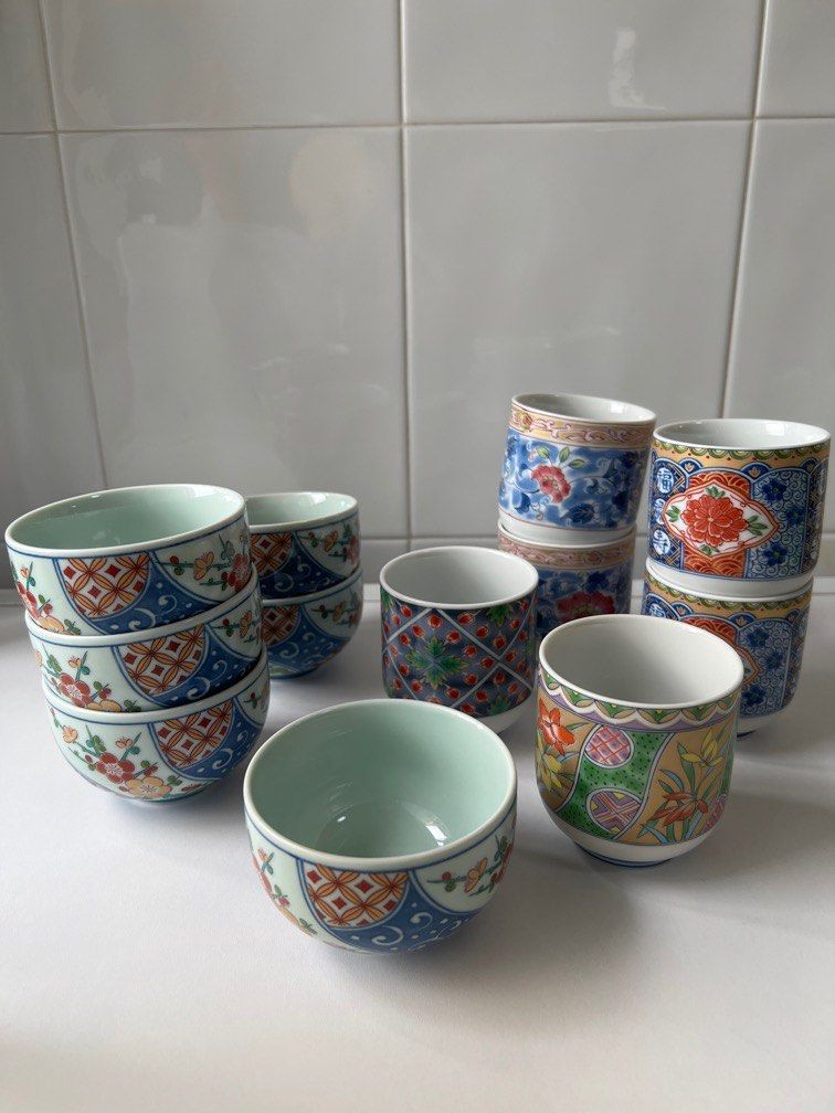 Japanese tea cup set, Furniture & Home Living, Kitchenware & Tableware ...