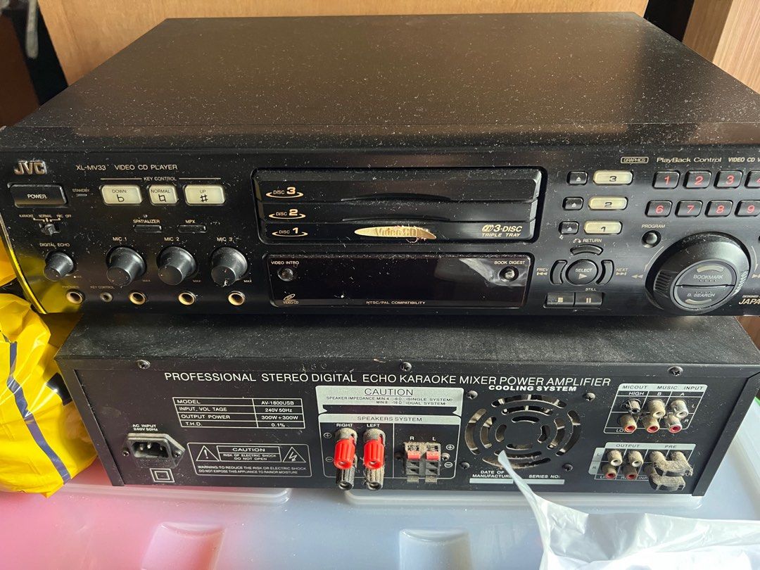Karaoke system & VCD player, Audio, Other Audio Equipment on Carousell