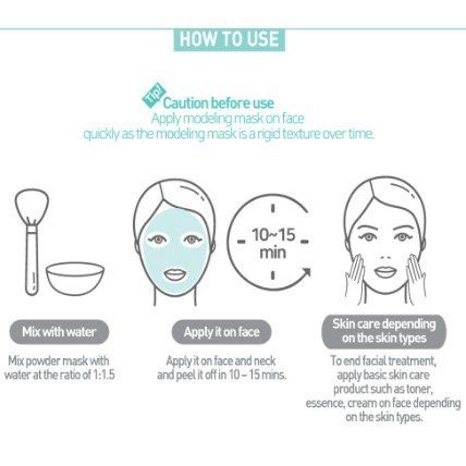 Korean Facial Modeling (Powder) Mask Pack (Cooling / 1kg x 1 EA ...