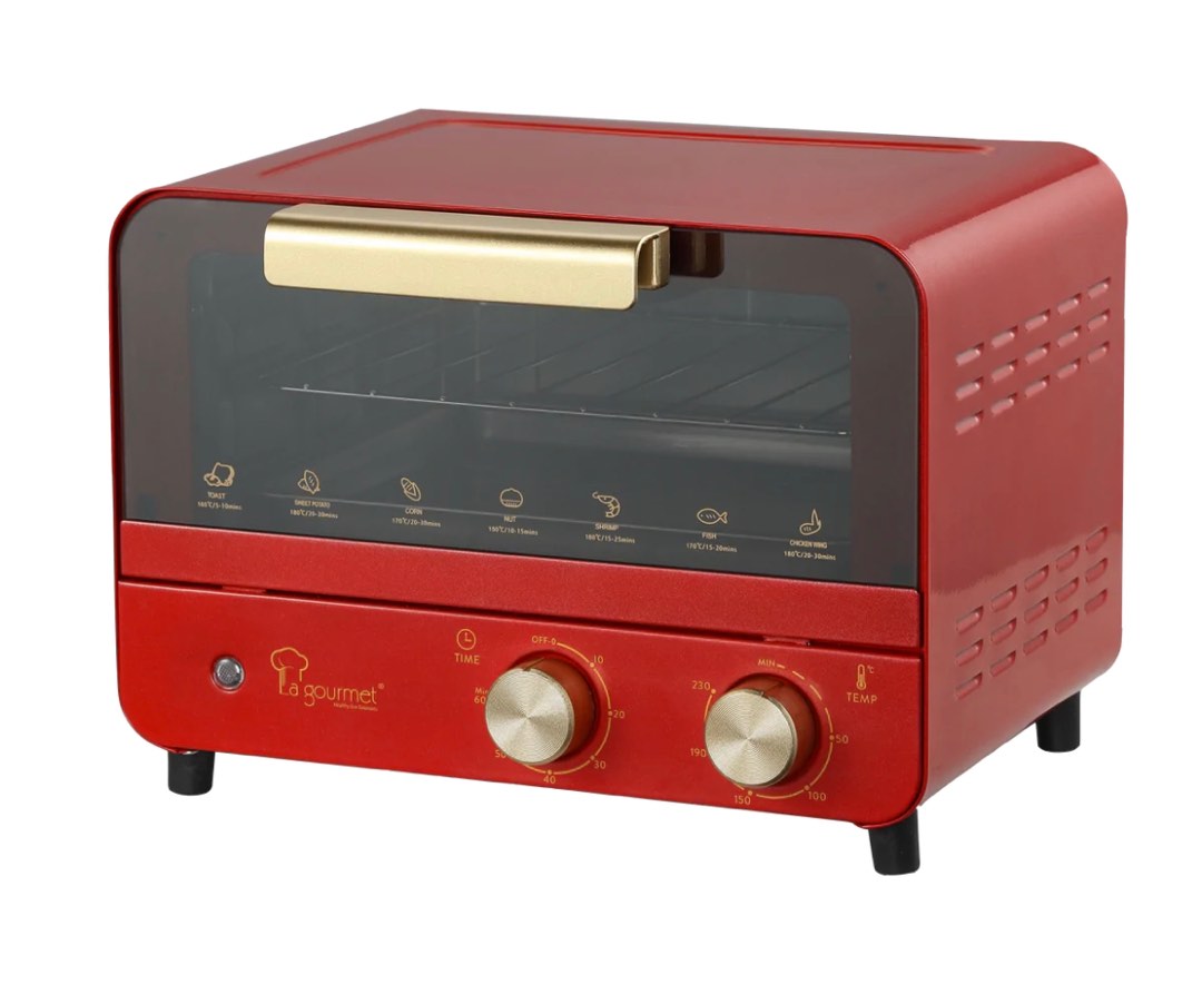 La gourmet 12 L electric oven imperial red, TV & Home Appliances ...